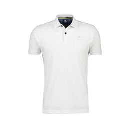 Lerros Herren Lerros Poloshirt Sommershirt mit dezenter Stickerei auf der Brust wei&szlig; XXXL (60/62)