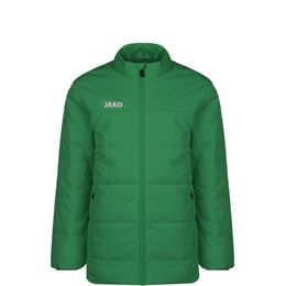 Jako Sportjacke 'Team Coach' Jungen Gr&ouml;&szlig;e 128 hellgrau / tanne