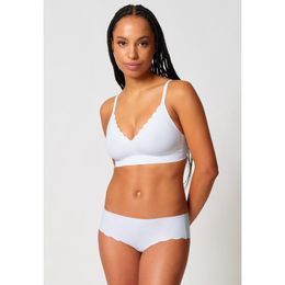 Skiny Damen Bustier &raquo;Sensation&laquo; doppellagig, mit herausnehmbaren Pads, V-Ausschnitt wei&szlig; 42, N-Gr
