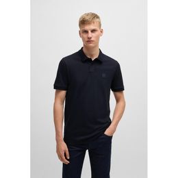 BOSS Orange Herren BOSS Orange Poloshirt &raquo;Passenger Regular Fit&laquo; Classic Stretch Pique Polo, pflegeleicht, Baumwolle mit Elasthan blau S