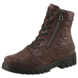 Waldl&auml;ufer Waldl&auml;ufer Damen Schn&uuml;rstiefelette &raquo;H-SERENA&laquo; Schn&uuml;rboots, Profilsohle, Blockabsatz, in Komfortweite H (= sehr weit) 5,5 (38,5)