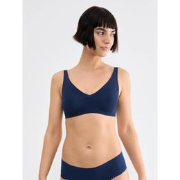 Sloggi Damen Sloggi B&uuml;gelloser BH &raquo;ZERO Feel 2.0&laquo; atmungsaktive, herausnehmbare Pads, fester Halt, verstellbare Tr&auml;ger blau S, N-Gr