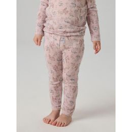 name it M&auml;dchen Leggings &raquo;NMFWANG WOOL NEEDLE LEGGING NOOS&laquo; Wolle, regular fit rosa 104, N-Gr