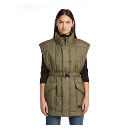 G-Star Raw Belted Padded Weste antic green | Gr.: L