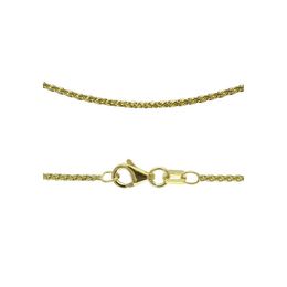 Firetti Herren Collierkettchen &raquo;Schmuck Geschenk Gold 333 oder 585 Zopfkettengl. in mehreren Breiten&laquo; Made in Germany gold 45, Gelbgold 333, B: 1mm