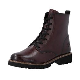 Remonte Damen Schn&uuml;rstiefelette Schn&uuml;rboots, Workerboots mit Profilsohle braun 41