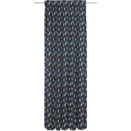Adam Vorhang &raquo;Space&laquo; Multifunktionsband 1 Stk. tlg. aus 100% Bio-Baumwolle blau Jacquard, Baumwolle 145cm, Multifunktionsband, 142cm