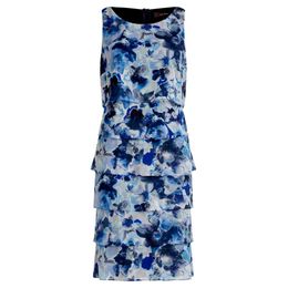 Vera Mont Cocktailkleid mit Volant in Dunkelblau/Blau | Gr.: 42