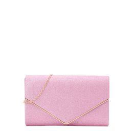 ABOUT YOU Clutch Damen Gr&ouml;&szlig;e One Size gold / hellpink