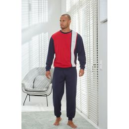 H.I.S. H.I.S Herren Pyjama &raquo;Schlafanzug f&uuml;r Herren&laquo; 1 St&uuml;ck, 2 tlg. Schlafanzug mit breitem Streifen bunt 48/50 (M)