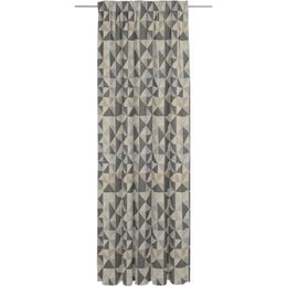 Adam Vorhang &raquo;Bio Bel&laquo; Multifunktionsband 1 Stk. tlg. aus 100% Bio-Baumwolle schwarz Jacquard, Baumwolle 145cm, Multifunktionsband, 142cm