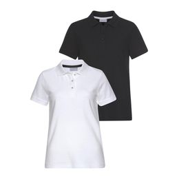 Eastwind Poloshirt in schwarz, wei&szlig; | Gr.: 52/54