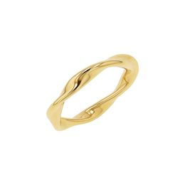 Tom Tailor Damen Tom Tailor Fingerring gold 56, Edelstahl, 3mm