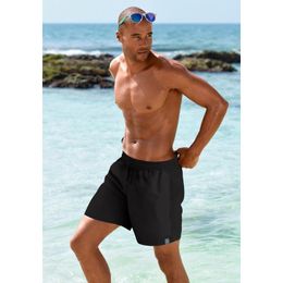 Chiemsee Herren Badeshorts f&uuml;r Schwimmen, aus Polyester, auch in gro&szlig;en Gr&ouml;&szlig;en schwarz M, N-Gr