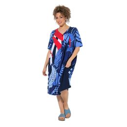 Ulla Popken Jerseykleid in marine | Gr.: 42-44