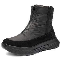 Ara Damen Winterboots &raquo;ST.MORITZ&laquo; Snowboots, Winterstiefel mit Frontzipper, Komfortweite H (=sehr weit) schwarz 7 (41)