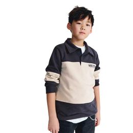 Marc O'Polo Marc O'polo Jungen Marc O'Polo Sweatshirt, mit Polokragen und Blockstreifen 140