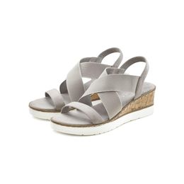Lascana Sandalette in grau | Gr.: 41