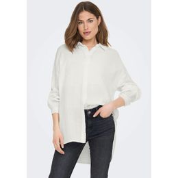 Only Damen Only Longbluse &raquo;ONLTHYRA OVERSIZED SHIRT NOOS WVN&laquo; wei&szlig; XS