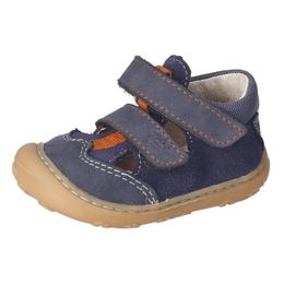 Pepino By Ricosta Jungen Pepino by RICOSTA Lauflernschuh &raquo;Ebi WMS: weit&laquo; Klettschuh, Babyschuh, Lederinnensohle, Gr&ouml;&szlig;enschablone zum Download blau 21