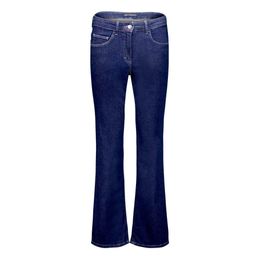Betty Barclay Flared Cut-Jeans mit aufgesetzten Taschen in Dunkelblau | Gr.: 40