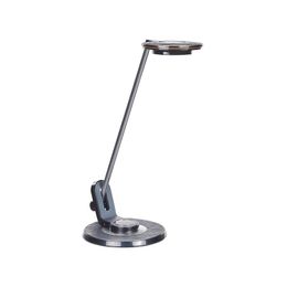 Beliani B&uuml;roleuchten CORVUS in Silber/Schwarz - (W) 19 x (H) 45 x (L) 19 cm | Gr.: onesize