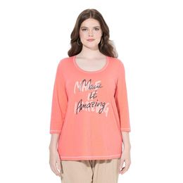 Ulla Popken Shirt in koralle | Gr.: 54-56