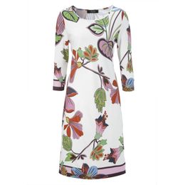 Aniston SELECTED Jerseykleid in wei&szlig;-bunt-bedruckt | Gr.: 46