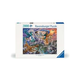 Ravensburger Puzzle 2.000 Teile Auf dem Pegasus durch die L&uuml;fte in bunt | Gr.: onesize