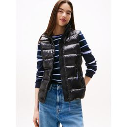Tommy Jeans Damen Steppweste &raquo;TJW SLIM ZIP PRINT DOWN VEST&laquo; schwarz M (38)