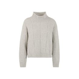Marc Cain COLLECTIONS Oversize-Pullover mit Turtleneck und Reliefstrick in Vapor Blue | Gr.: 34