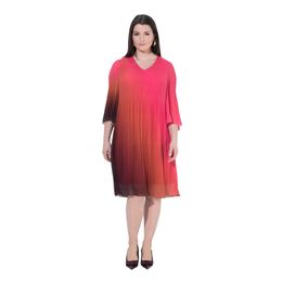 Ulla Popken Midikleid in fuchsia pink | Gr.: 58-60
