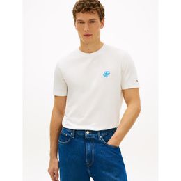 Tommy Hilfiger Herren T-Shirt &raquo;SCRIPT MONOGRAM SWIMSHOP&laquo; aus Jersey mit Logo-Stickerei wei&szlig; XXL