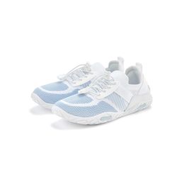 Lascana Sneaker in wei&szlig;/hellblau | Gr.: 35