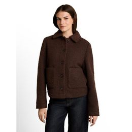 Tom Tailor Damen Tom Tailor Fleecejacke ohne Kapuze mit Hemdkragen und Knopfleiste XXL