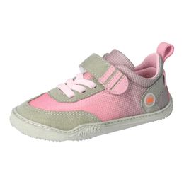 Qnuffs M&auml;dchen qnuffs Barfu&szlig;schuh &raquo;Fichte&laquo; Klettschuh, Sneaker, Halbschuh mit Kontrastbes&auml;tzen rosa 26