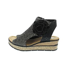 Rieker Sandale Schwarz | Gr.: 38