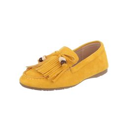 Ital-Design Halbschuh in Gelb | Gr.: 36