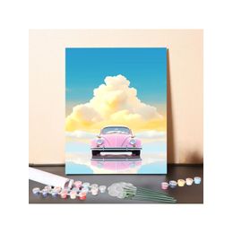 ARTNANAS DIY Malen nach Zahlen Set-"Himmelspiegel" | Gr.: 30x40-ohne-rahmen