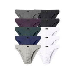 H.I.S. H.I.S Slip in wei&szlig;, grau-meliert, blau, aubergine, schwarz | Gr.: 6