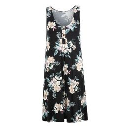 Lascana Strandkleid in schwarz-bedruckt | Gr.: 34