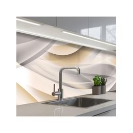 OnlyWow K&uuml;chenr&uuml;ckwand Wellen | Gr.: 80 x 60 cm