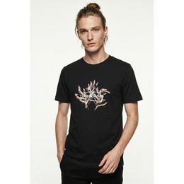 Jack & Jones Jack & Jones Herren T-Shirt &raquo;JORMONTAUK ELEMENT TEE SS CREW NECK&laquo; schwarz XS