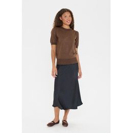 Saint Tropez Strickpullover MilaSZ Classic fit in Fondue Fudge Melange | Gr.: M