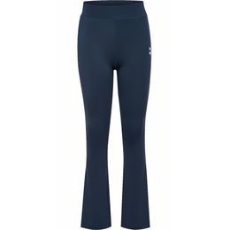 Hummel Leggings "High Waist Flared Tights" in Schwarz | Gr.: 128