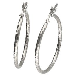 Firetti Damen Paar Creolen &raquo;Schmuck Geschenk Silber 925 Ohrschmuck diamantiert&laquo; silber 20, Silber 925 (Sterlingsilber)