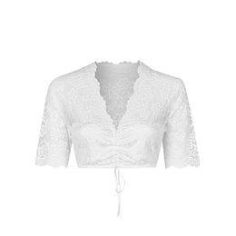 Nina von C. Dirndlbluse halbarm in weiss | Gr.: 32