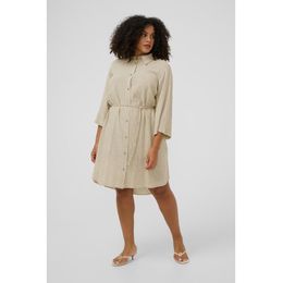 Kaffe curve Kleid KCmille Loose fit in Chinchilla/Chalk Stripe | Gr.: 48
