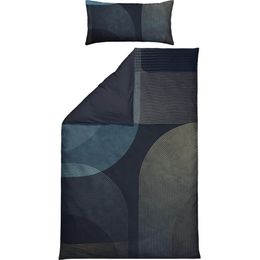 Erwin M&uuml;ller Erwin M&uuml;ller Mako-Satin Wendebettw&auml;sche in blau | Gr.: 135x200 cm + 40x80 cm