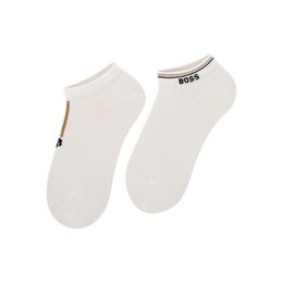 BOSS Herren BOSS Sneakersocken &raquo;2PAS Iconic VIBamboo&laquo; 2 Paar tlg. wei&szlig; 39-42
